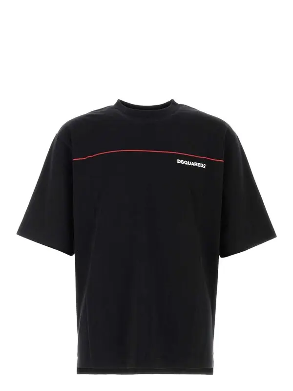 Dsquared2 Cotton Oversize T-shirt - Black