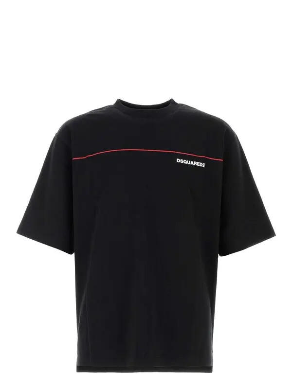 Dsquared2 Cotton Oversize T-shirt - Black