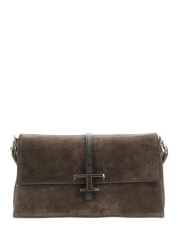 TOD'S T Timeless Suede Small Bag - Multicolor