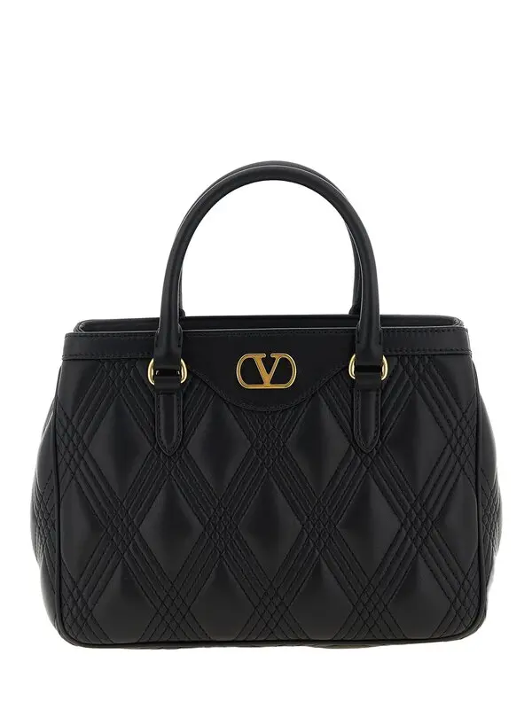 Valentino Garavani Quiltie 67 Handbag - Black