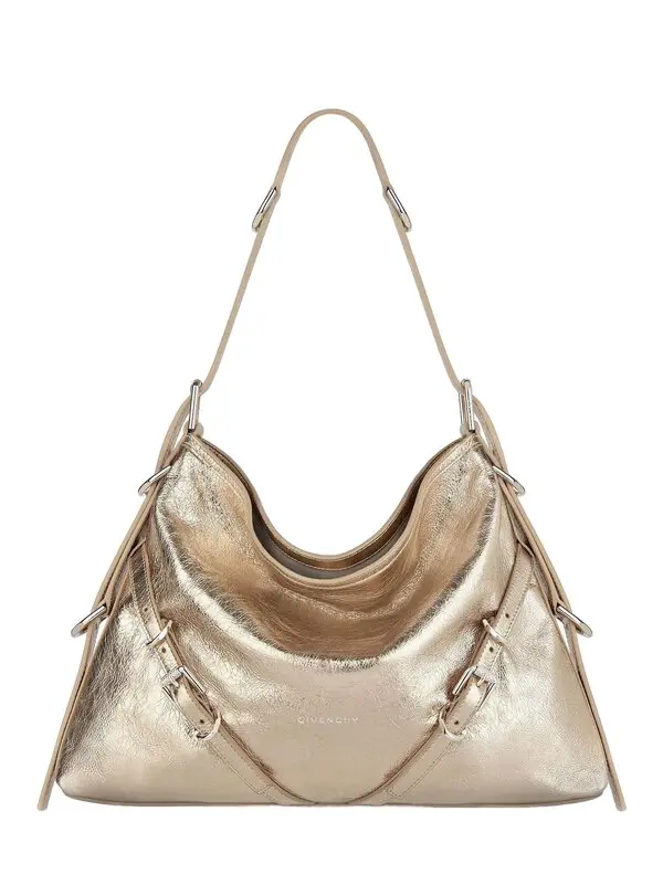 Givenchy Voyou Metallized Leather Shoulder Bag - Multicolor