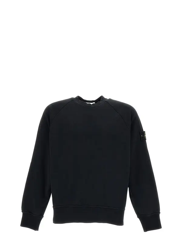 Stone Island Regular-fit Crewneck Sweatshirt With Raglan Sleeves - Multicolor