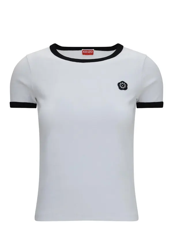 Kenzo Boke Flower 2.0 Embroidered T-shirt - White