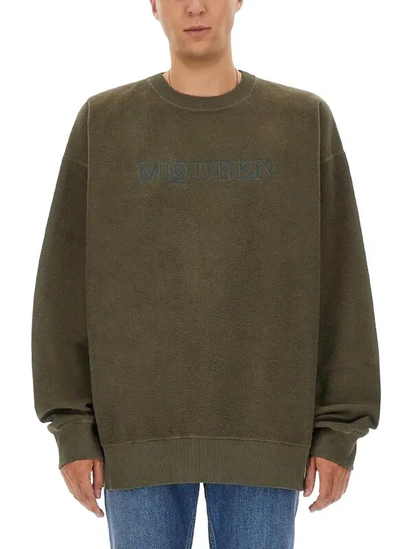 Alexander McQueen Sweatshirt With Logo - Multicolor
