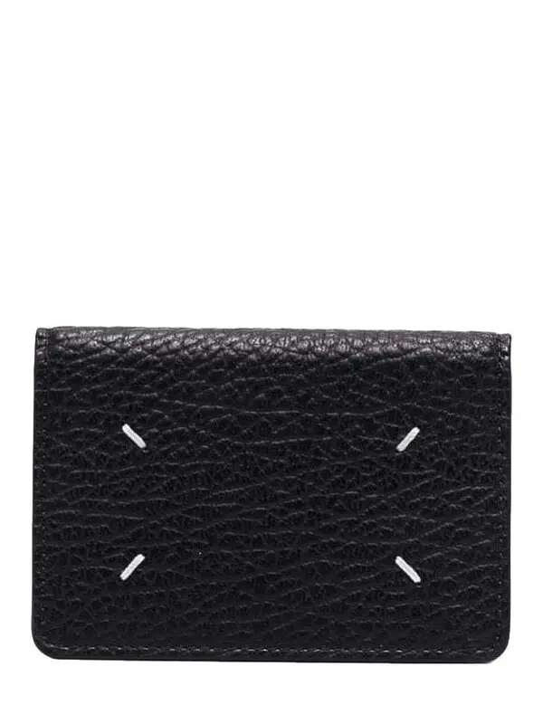 MAISON MARGIELA Portacarte Bi-fold Four Stitches - Black