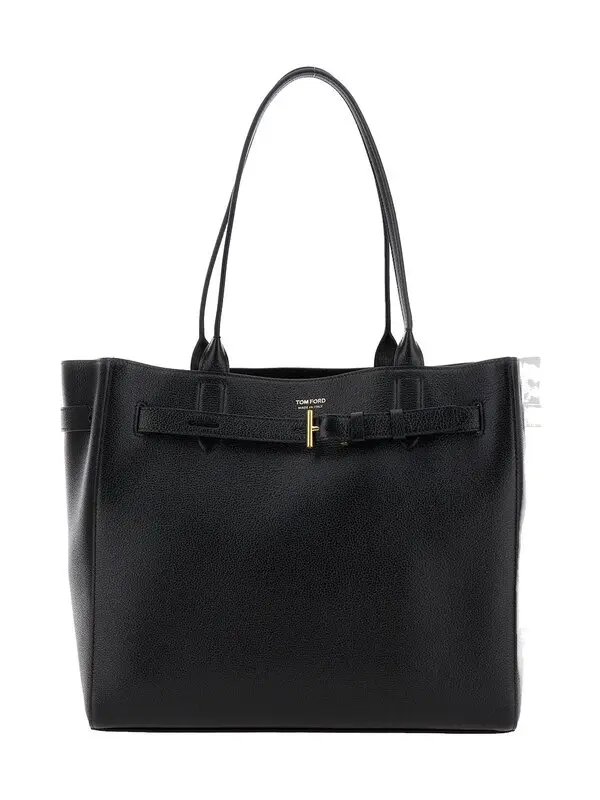TOM FORD Grain Leather Medium Tote - Multicolor