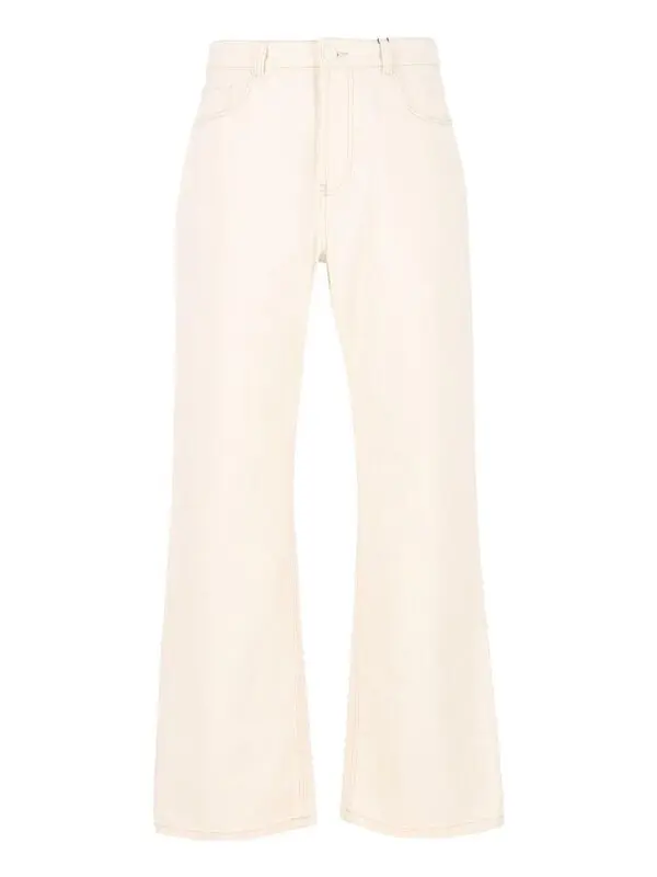 AMI Paris Cotton Five-pocket Jeans - White