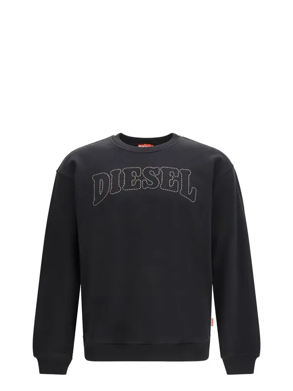 DIESEL® S-norm-v10 Sweatshirt - Black