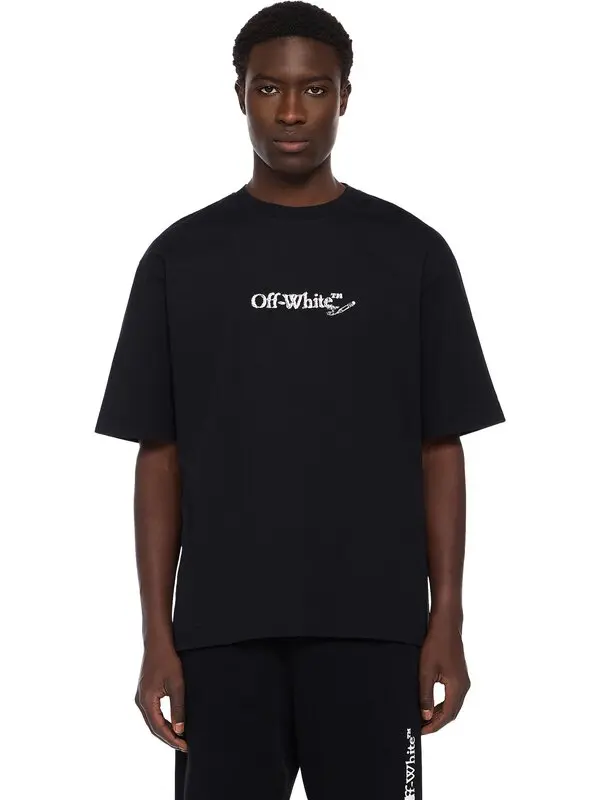 Off-White Scribble Arrow Skate Logo T-shirt - Black