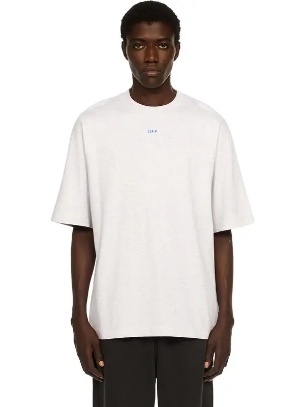 Off-White Stencil Arrow Skate Logo T-shirt - Gray