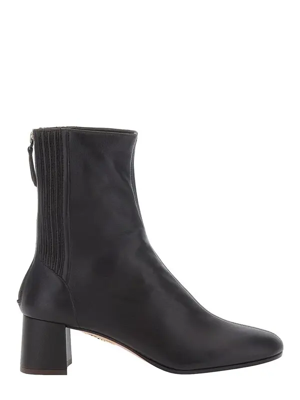 AQUAZZURA Saint Honore Leather Ankle Boots - Multicolor