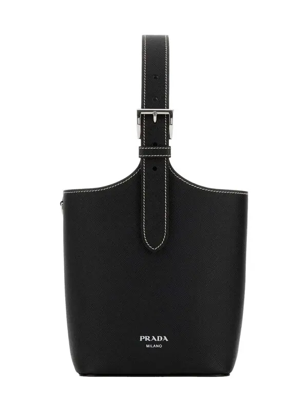Prada Saffiano Leather Handbag - Black
