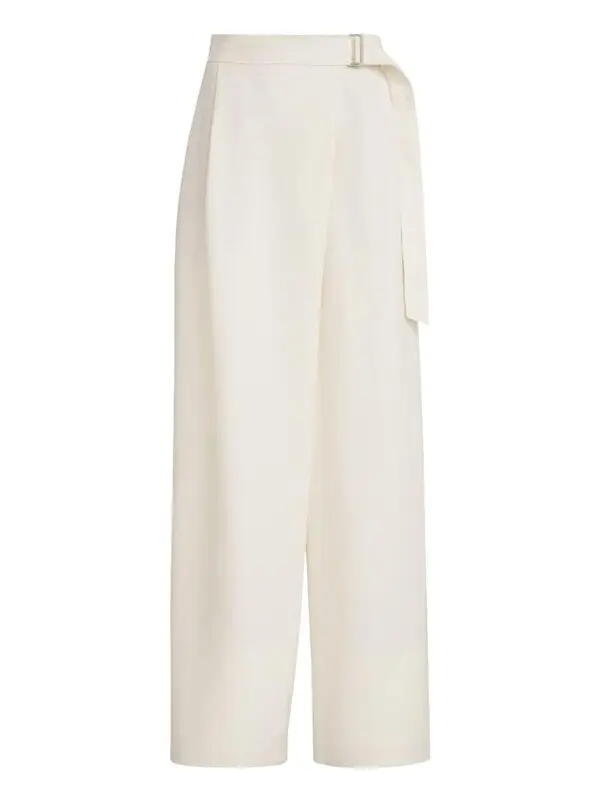 Brunello Cucinelli Linen Blend Trousers - Multicolor