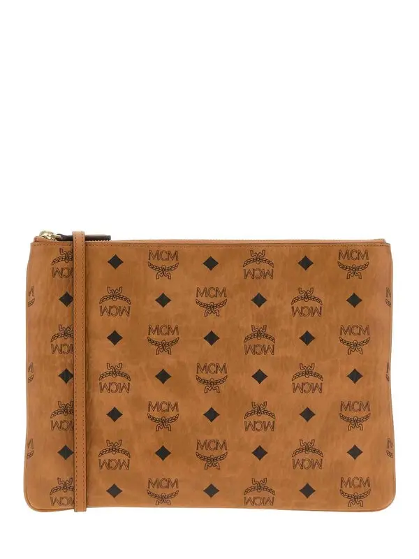 Mcm Printed Canvas Aren Crossbody Bag - Multicolor