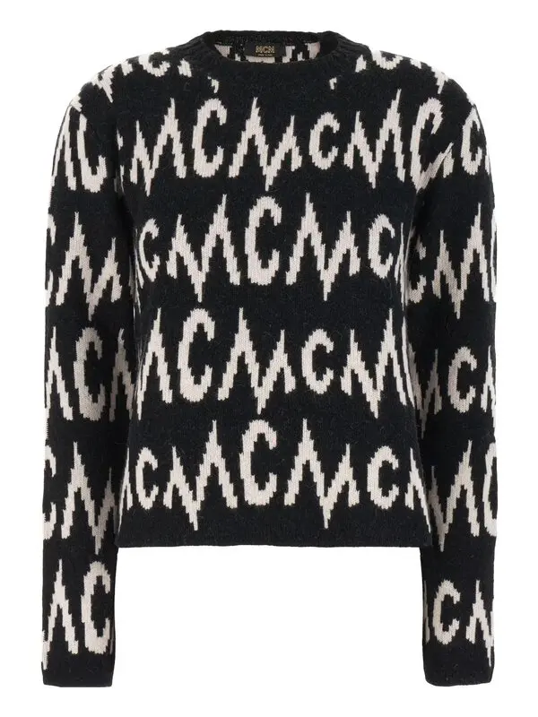 Mcm Graphic Knitwear Pullover - Multicolor