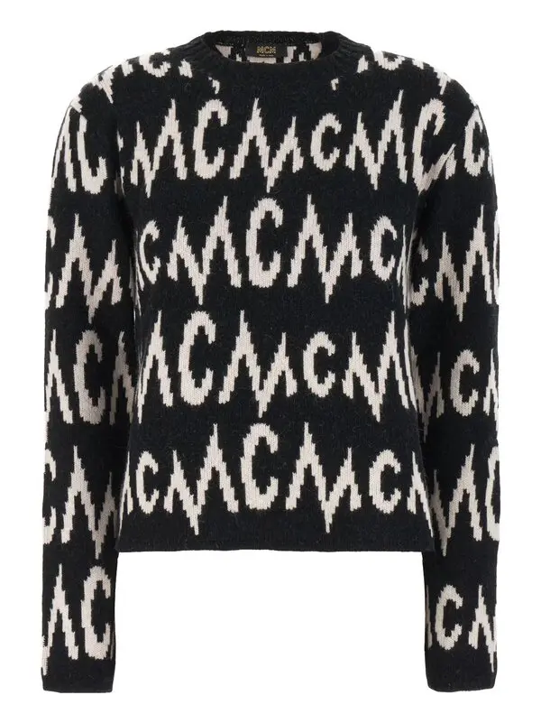 Mcm Graphic Knitwear Pullover - Multicolor