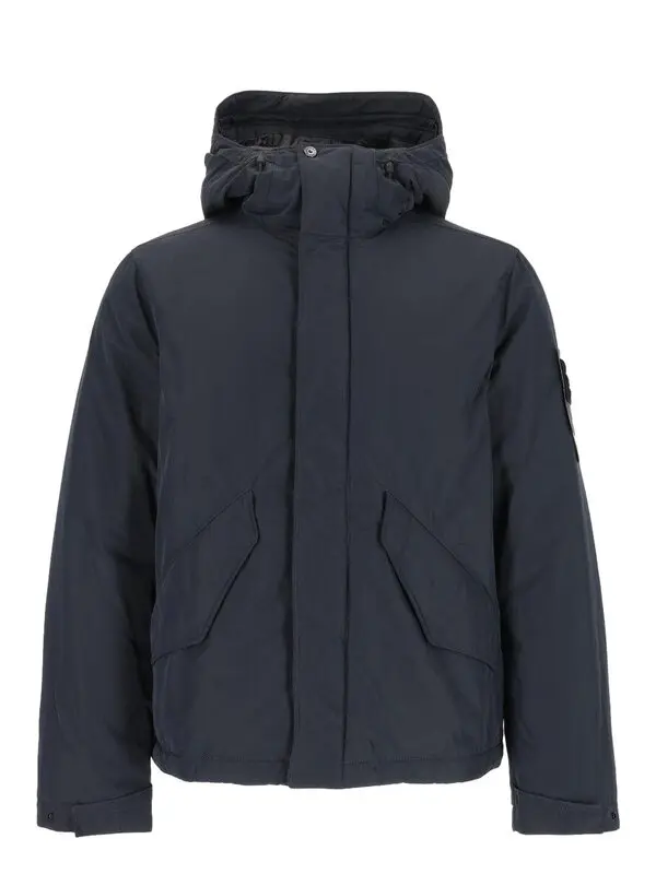 Stone Island Matte Micro Rep Jacket - Blue