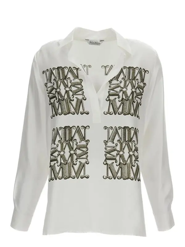 Max Mara Printed Silk Shirt - Multicolor