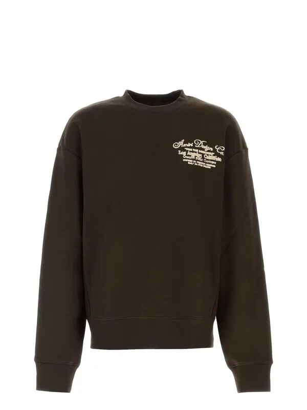 Amiri Cotton Sweatshirt - Brown