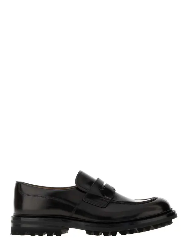 Church's Dark Leather Mc Kinnon Loafers - Brown
