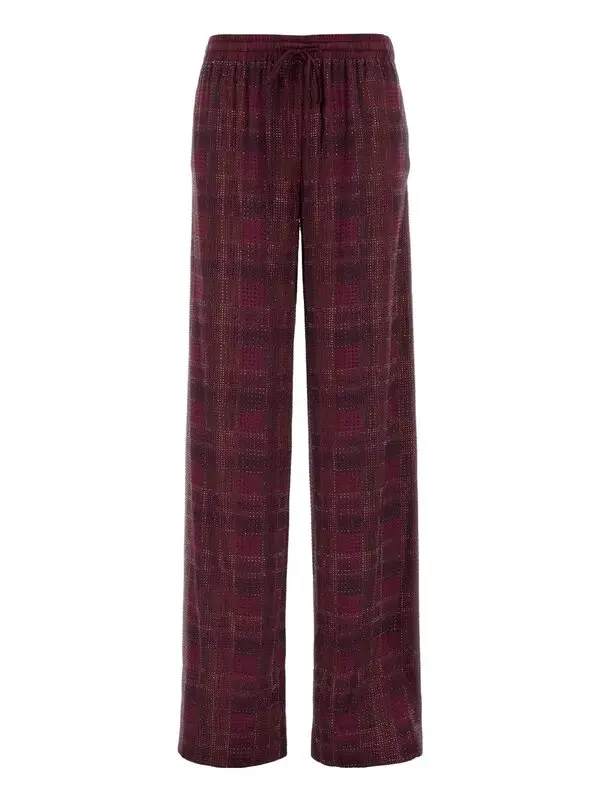 ERMANO SCERVINO Ermanno Scervino Silk Trousers - Multicolor