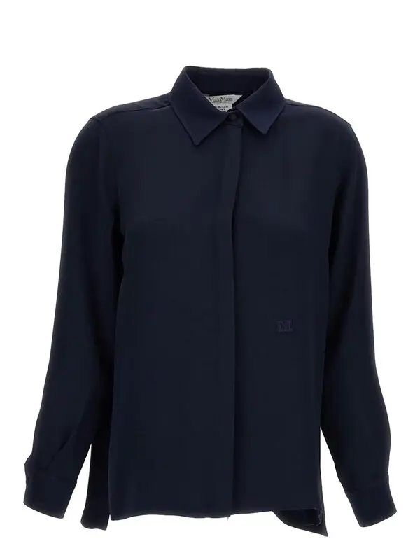 Max Mara Crépe De Chine Shirt - Multicolor