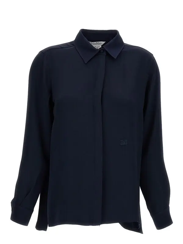 Max Mara Crépe De Chine Shirt - Multicolor
