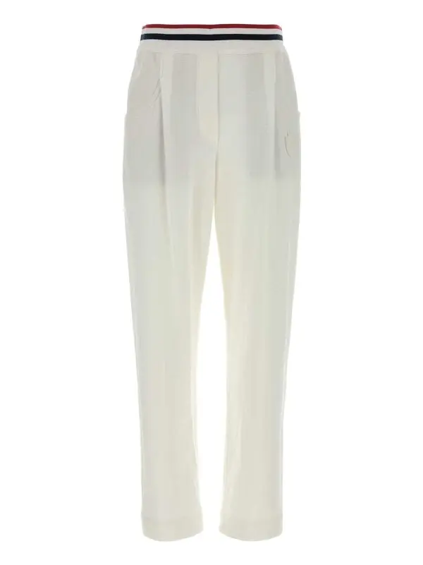 Brunello Cucinelli Cotton Blend Joggers - White