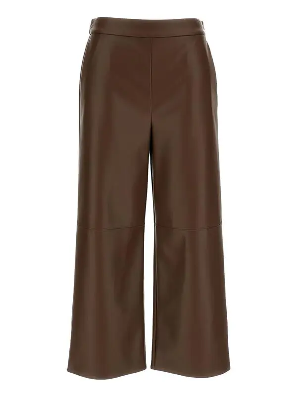 Max Mara Coated Jersey Cropped Trousers - Multicolor