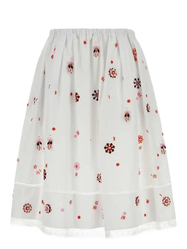 Prada Cotton Skirt - White