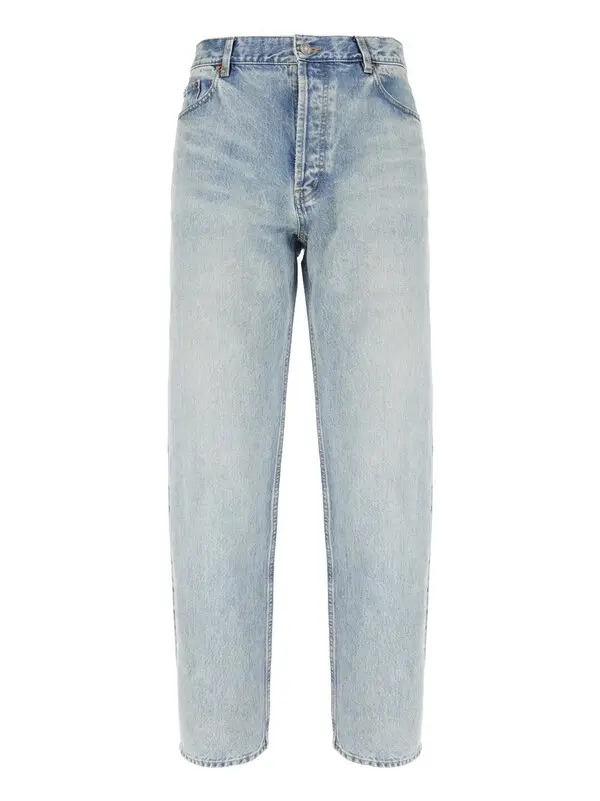 Saint Laurent Straight Leg Jeans - Multicolor