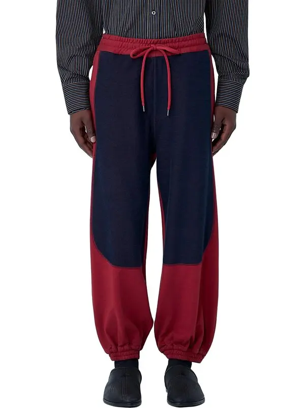 VIVIENNE WESTWOOD Contrast Panel Joggers - Red