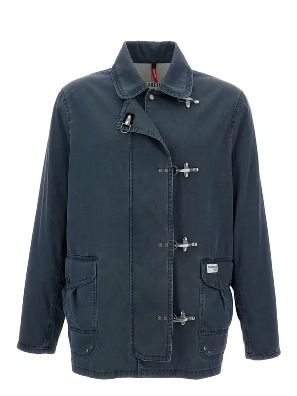 FAY Archive Cotton Twill 4 Ganci Jacket - Multicolor