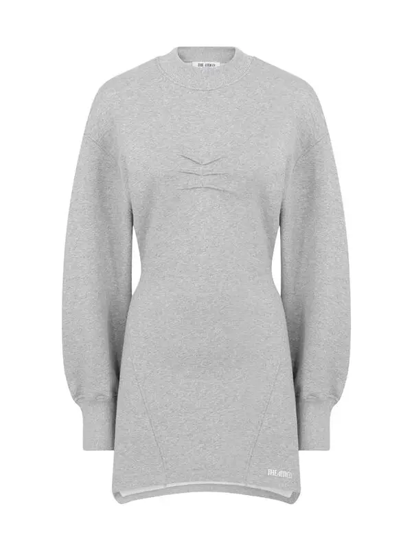 Attico Heather Mini Dress - Gray