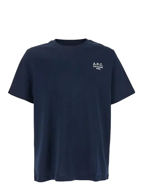A.p.c. Embroidered Logo Crew Neck T-shirt - Multicolor