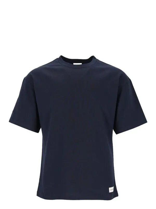 Saint Laurent Oversized Cotton T-shirt By - Blue