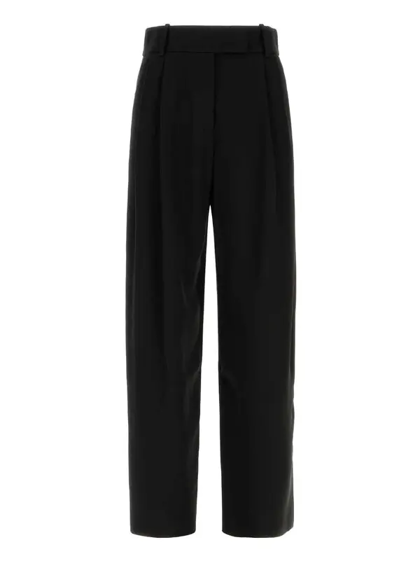 Giorgio Armani Silk Pant - Black