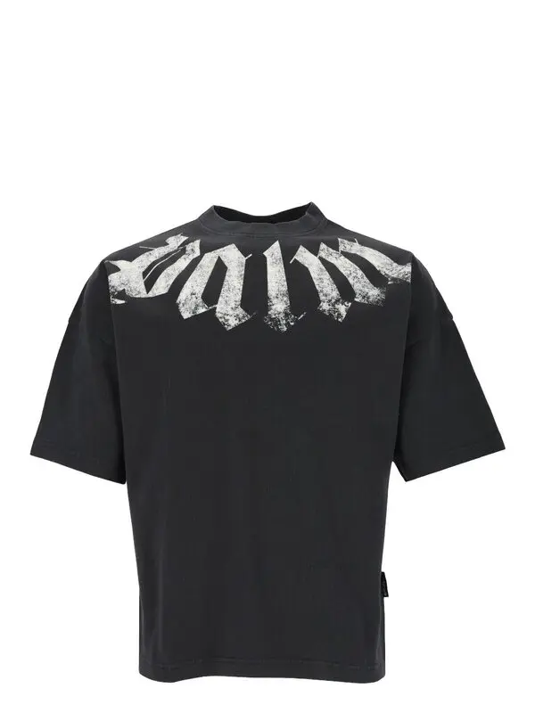 Palm Angels Big Neck T-shirt - Black