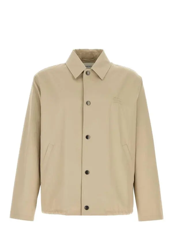 Burberry Gabardine Jacket - Brown