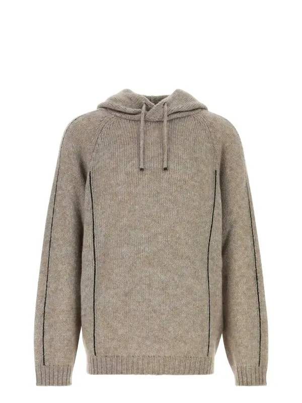 Giorgio Armani Alpaca Blend Sweater - Gray