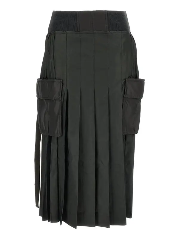Sacai Nylon Twill Skirt - Multicolor