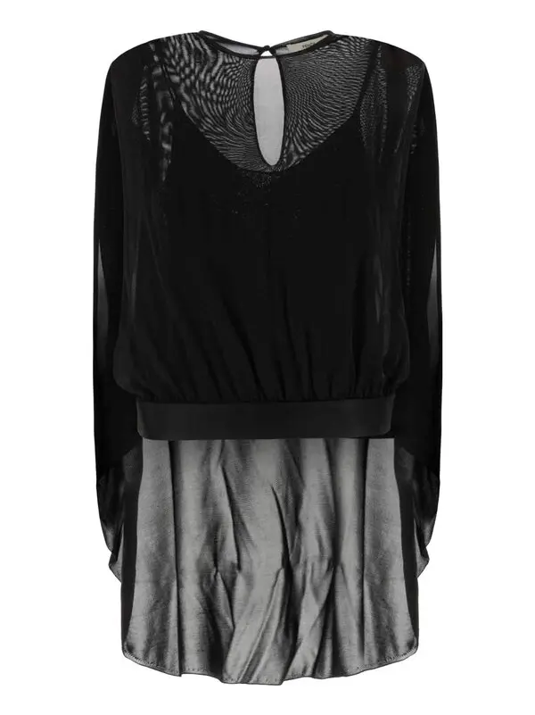 Fendi Silk Blend Top - Black