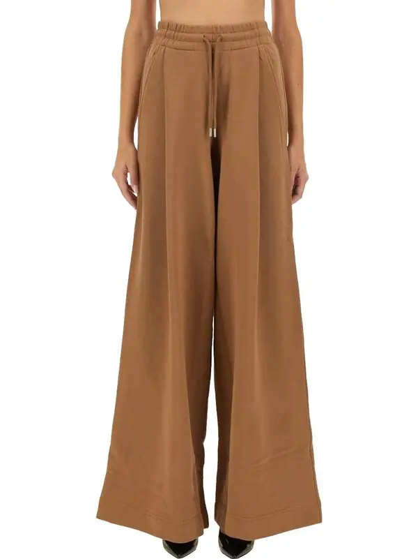 Dries Van Noten Wide Leg Jogging Pants - Brown