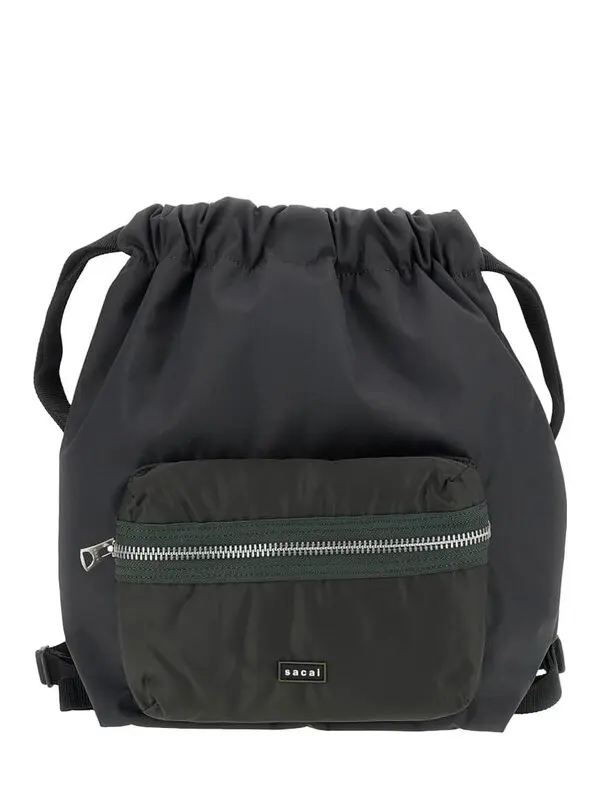 Sacai Technical Nylon Pocket Knapsack Backpack - Multicolor