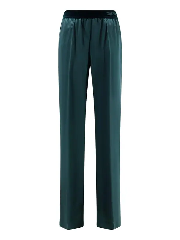 TOM FORD Satin Trousers - Multicolor