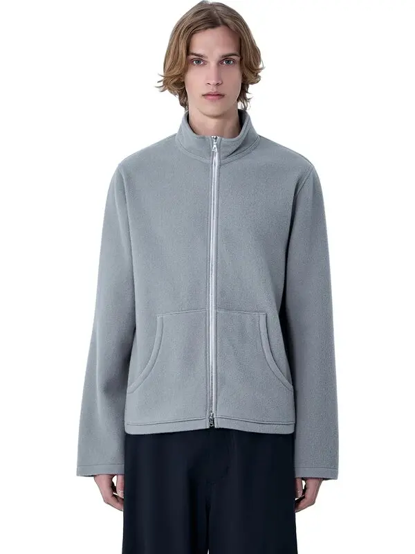 RIER Full-zip Fleece Jacket - Gray