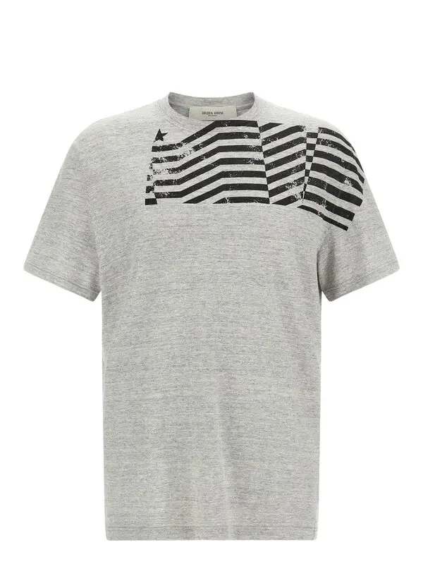 GOLDEN GOOSE Journey' T-shirt - Gray