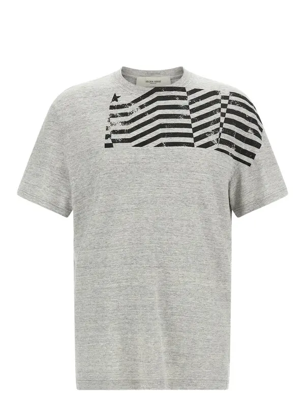 GOLDEN GOOSE Journey' T-shirt - Gray