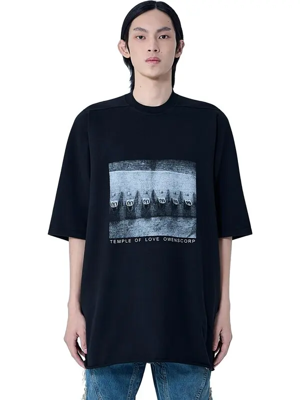 Rick Owens Jumbo Ss T-shirt - Black