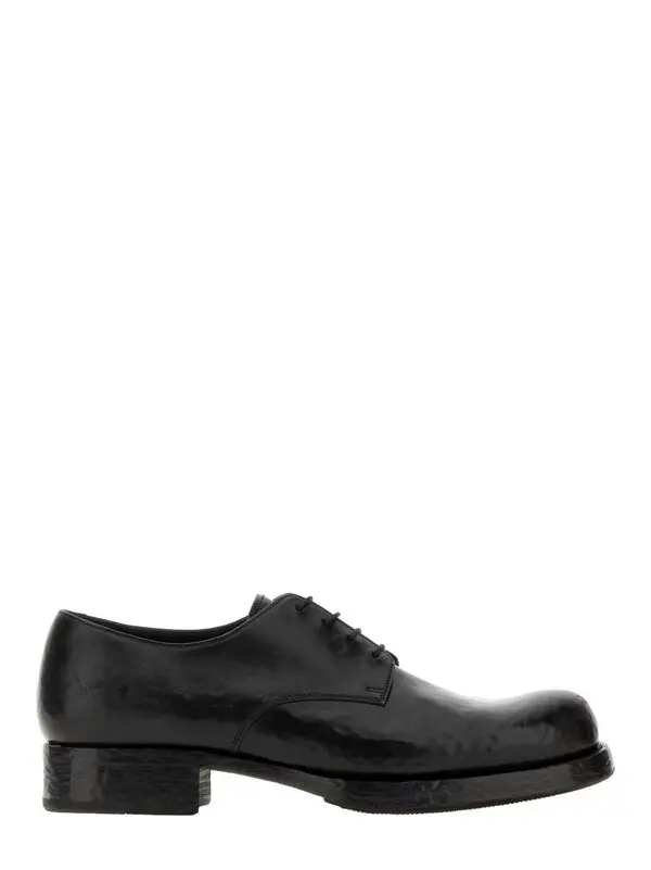 Prada Vitello Loafers - Black